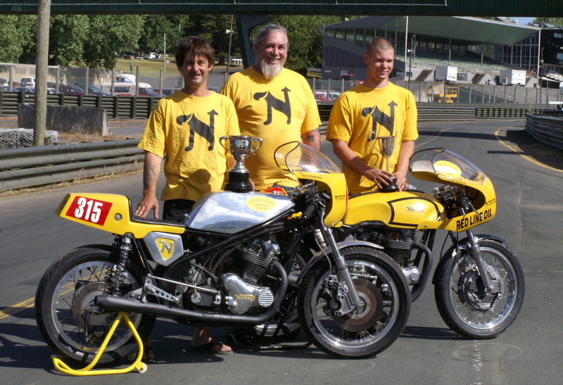 Terry Galway, Bob Nesbitt & Jamie Galway: successful NZ team